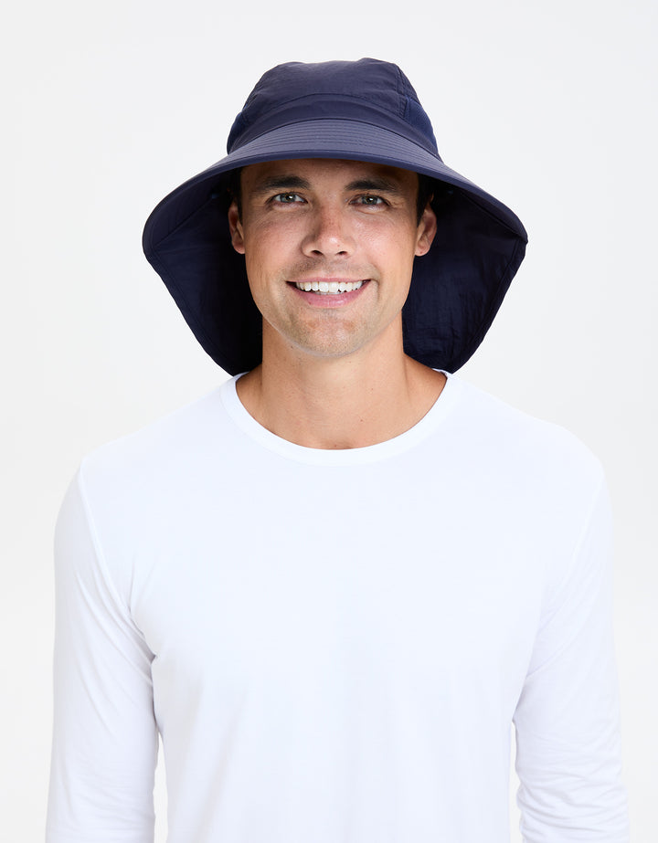 Shop Men's Sun Hats with Rear Flap for Neck Protection Online Solbari USA
